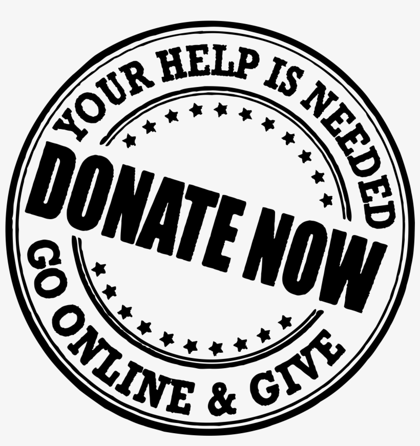 This Free Icons Png Design Of Donate Now Round Stamp - Free Transparent ...