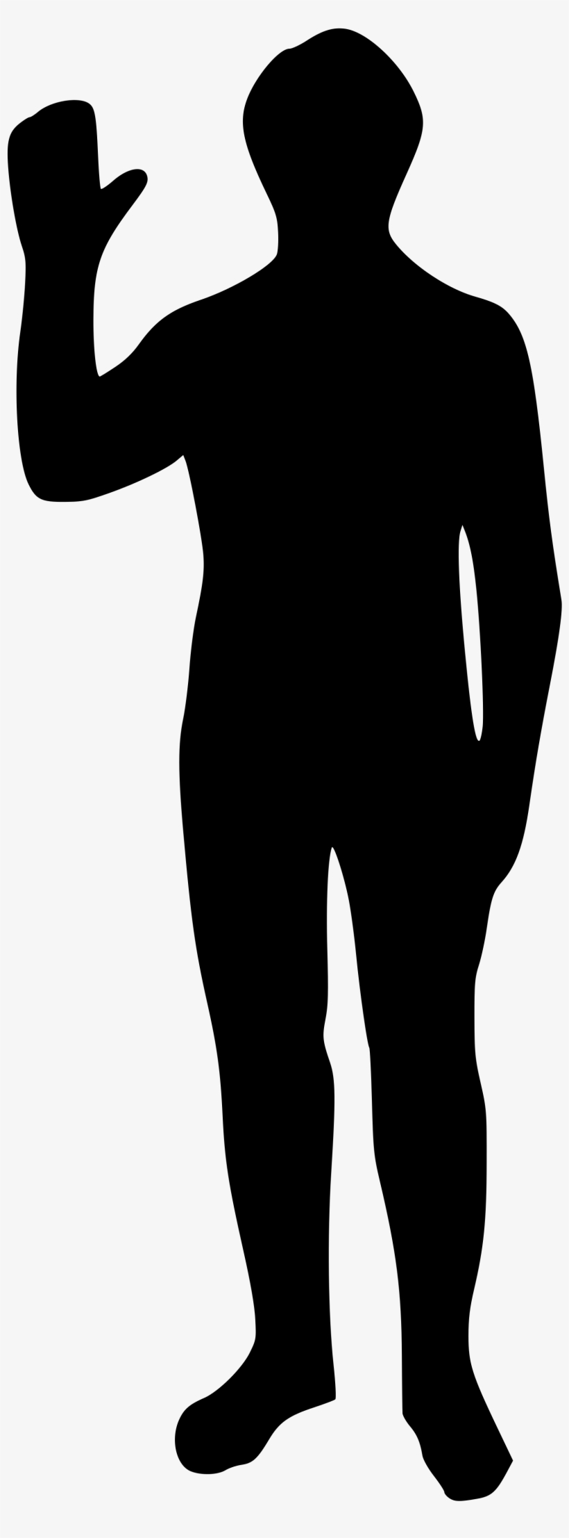 Black Human Png - Human Outline - Free Transparent PNG Download - PNGkey