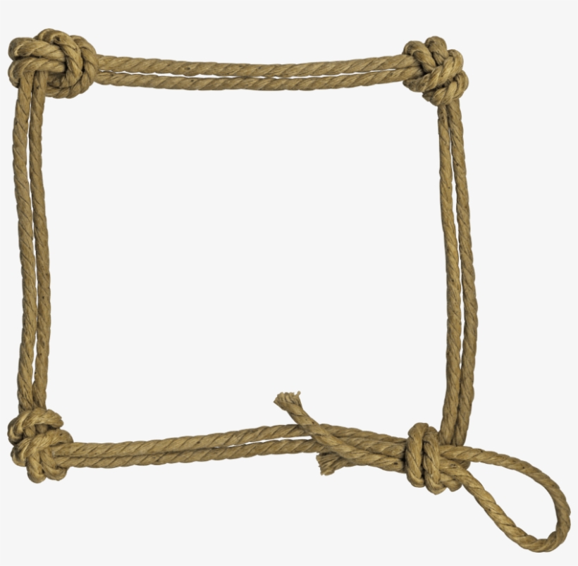 Rope Frame Rough - Rope Frame Png - Free Transparent PNG Download - PNGkey