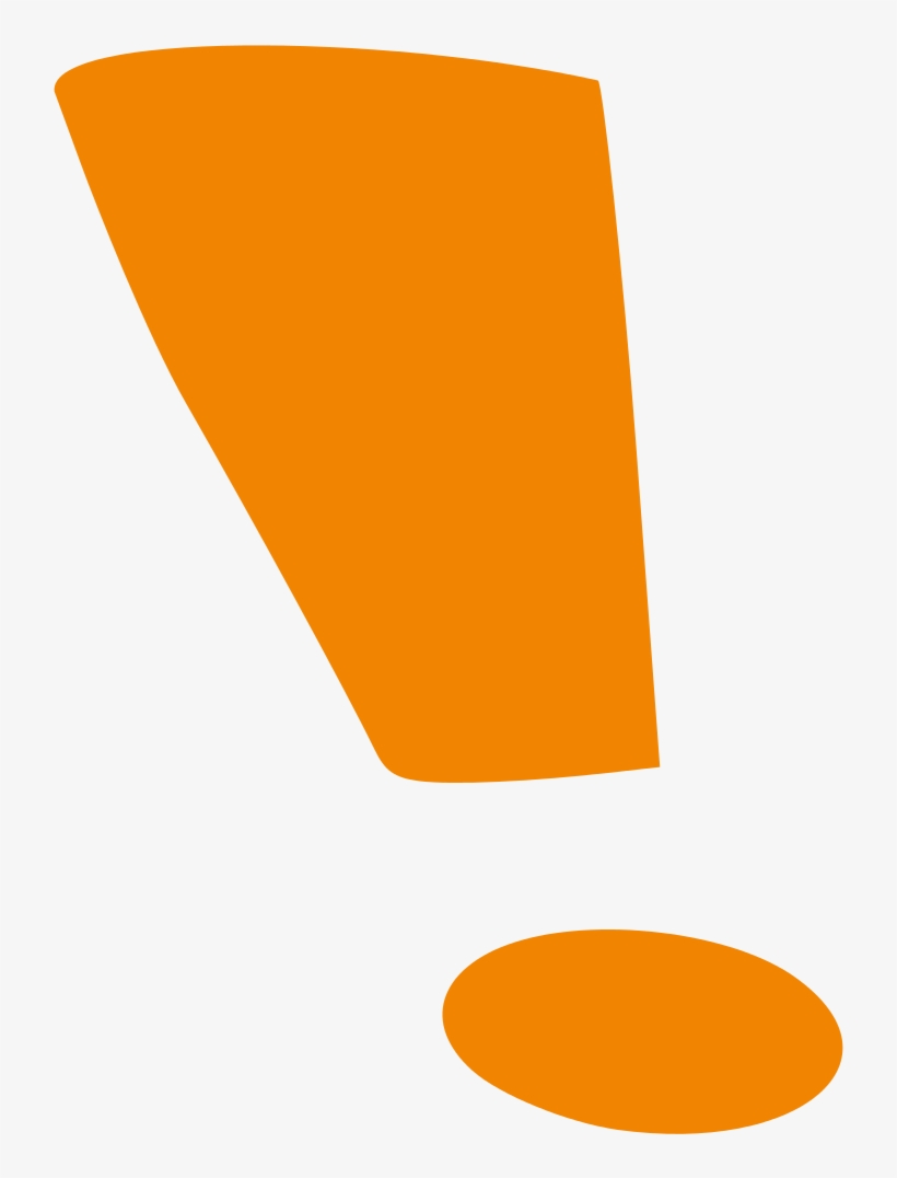Orange Exclamation Mark - Orange Exclamation Mark Logo - Free ...