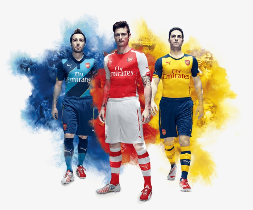 Puma X Arsenal - Soccer Player - Free Transparent PNG Download - PNGkey