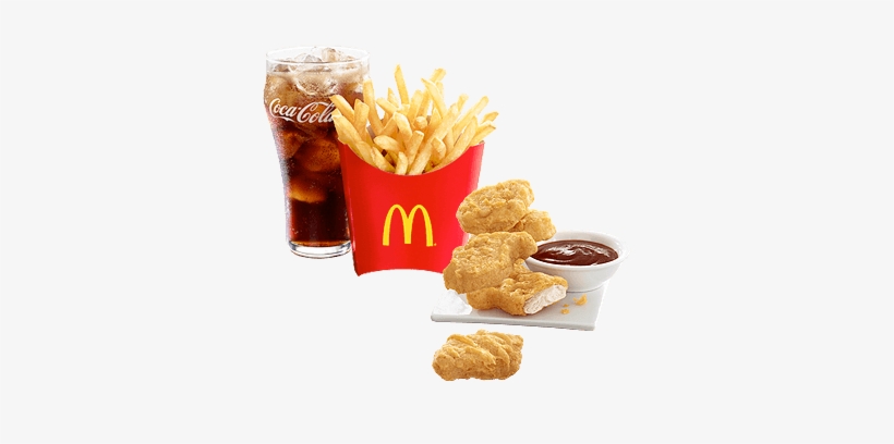Choose Your Size - Mcdonalds Chicken Nugget Meal - Free Transparent PNG ...