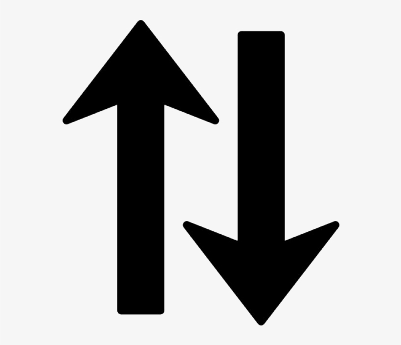 Sort Arrow Png High Quality Image - Arrow Pointing Up And Down - Free ...