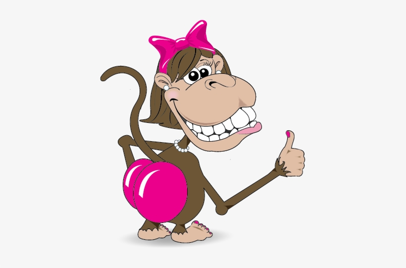 Men Shop Now - Lady Monkey Butt - Free Transparent PNG Download - PNGkey