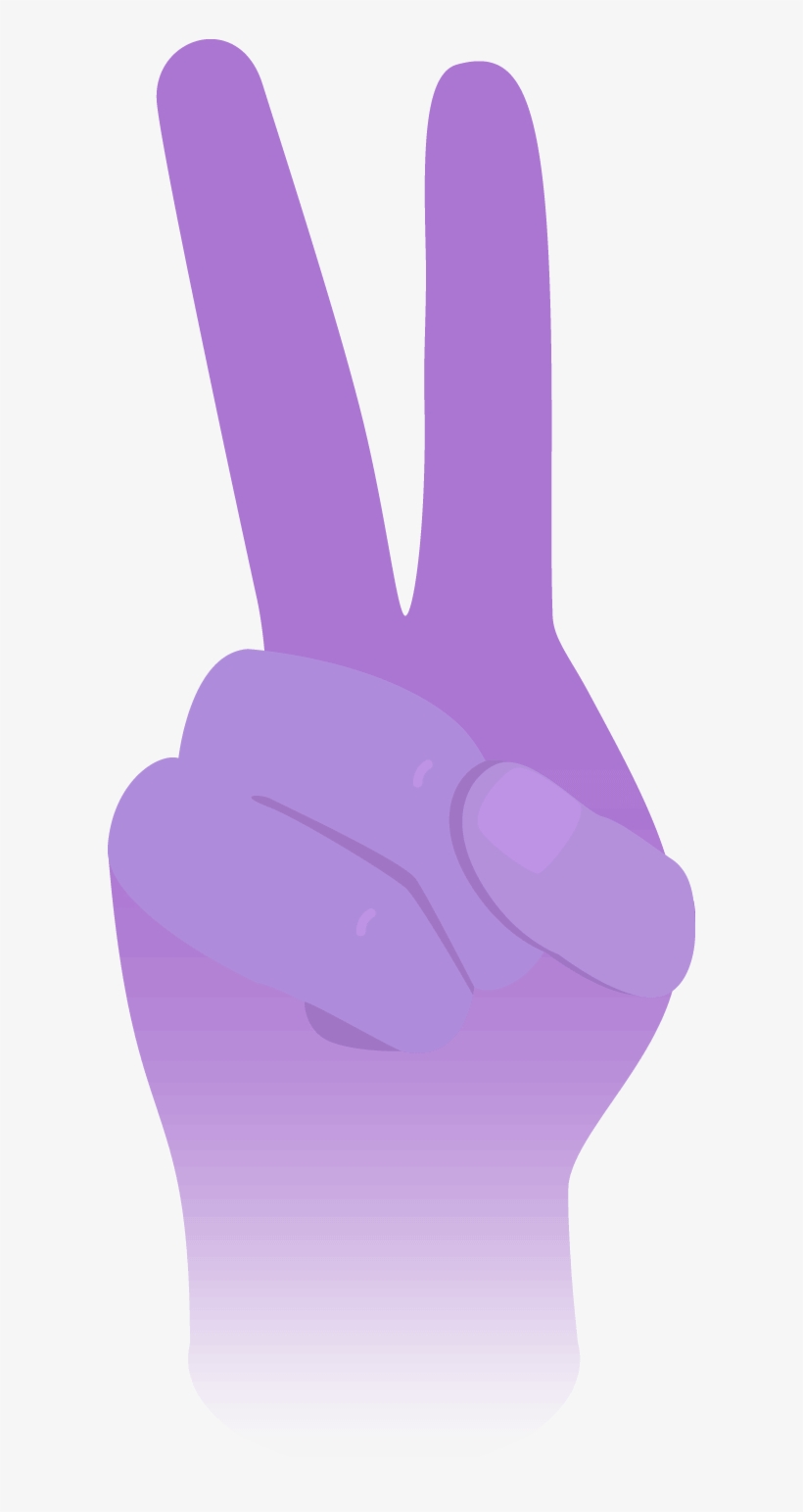 Finger Two - Free Transparent PNG Download - PNGkey
