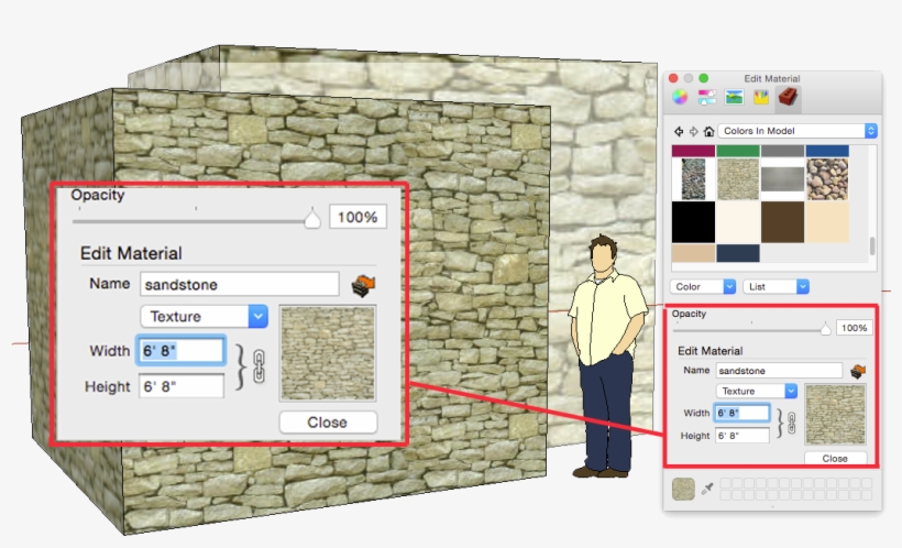 Tiled Textures Must Be Scaled To The Correct Size To - Free Transparent ...