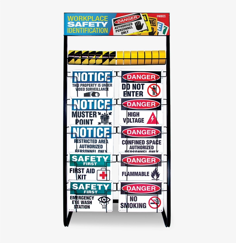 Safety Sign Merchandiser - Free Transparent PNG Download - PNGkey