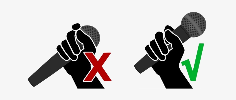 Cupping The Mic 650×279 - Proper Microphone Technique - Free ...