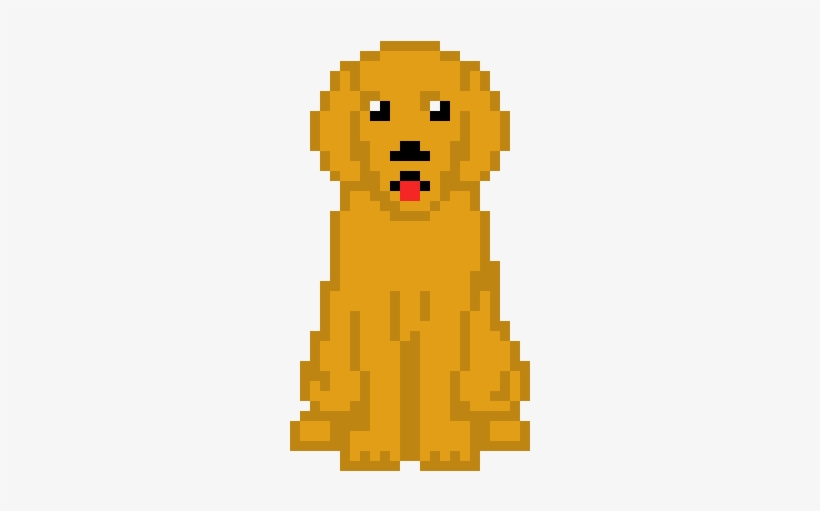 Golden Retriever - Pixel Art Sharingan - Free Transparent PNG Download ...