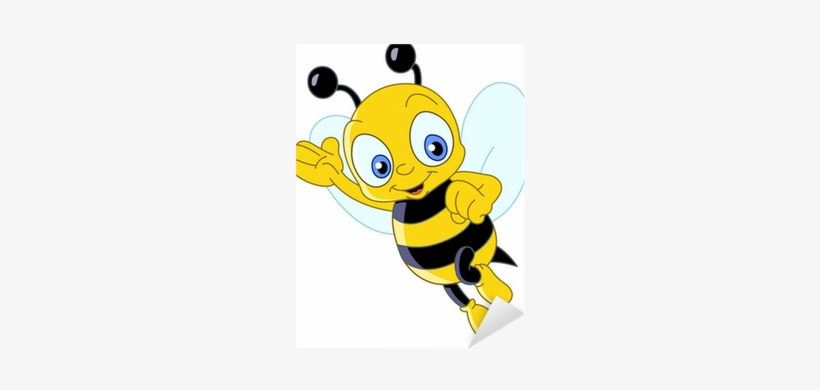 Cafepress Jumping Bee Sticker Square Bumper Car Decal - Free ...
