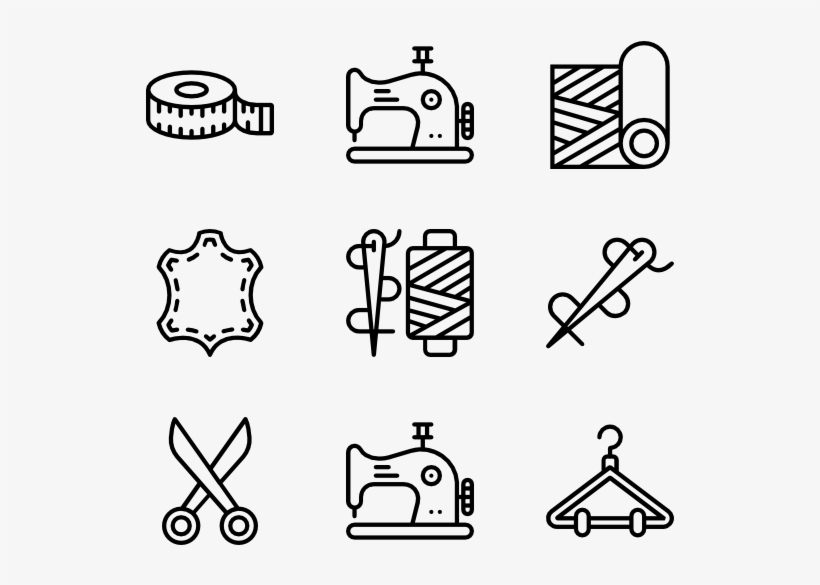 Sewing - Seamstress Icons - Free Transparent PNG Download - PNGkey