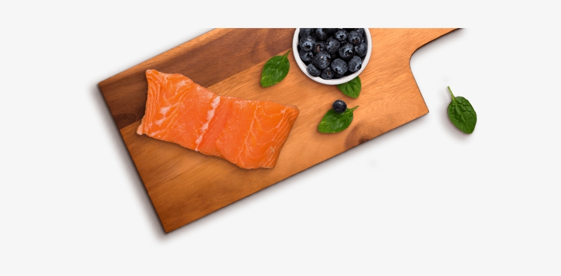 Spinach Salmon Slice, Blueberries, Spinach - La Trufa Fish Grain-zero ...