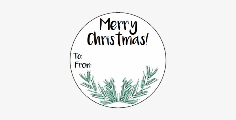 Merry Christmas Gift Tag Printable - Slice Of Life Christmas [book ...
