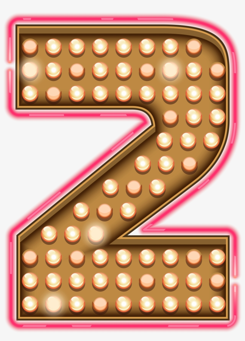 Neon Light Numbers Png - Free Transparent PNG Download - PNGkey