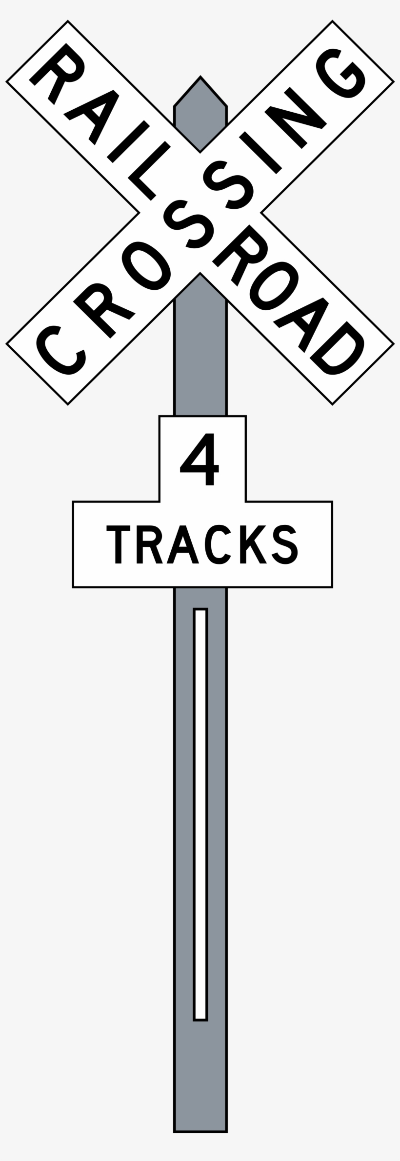 Railroad Tracks Transparent Background Png Images - Rail Road Crossing ...