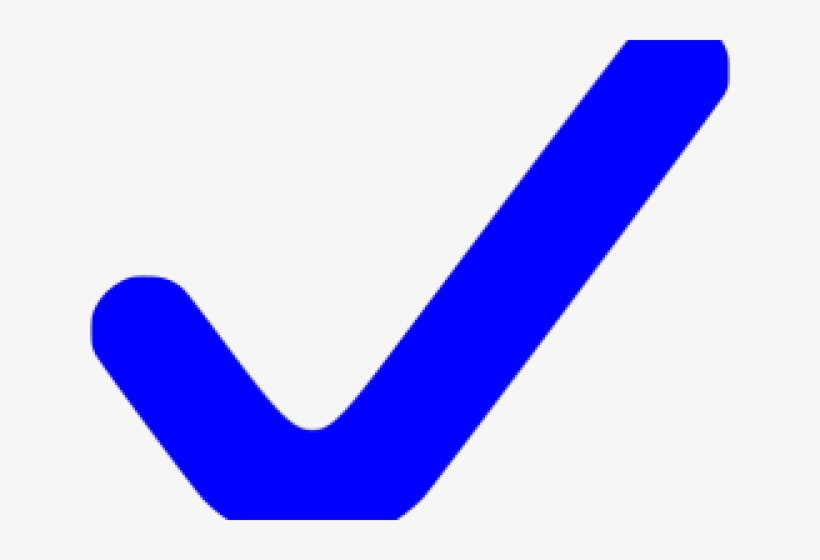 Blue Check Mark - Free Transparent PNG Download - PNGkey