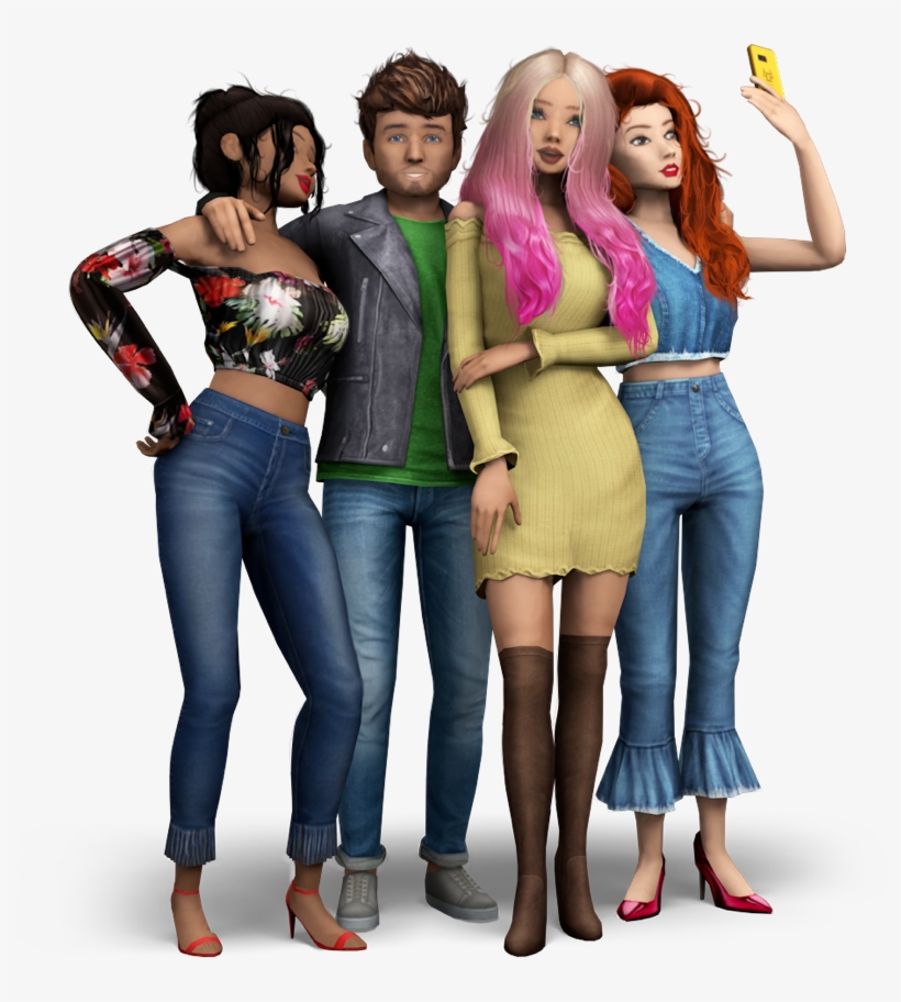 Avakin Life Characters - Free Transparent PNG Download - PNGkey