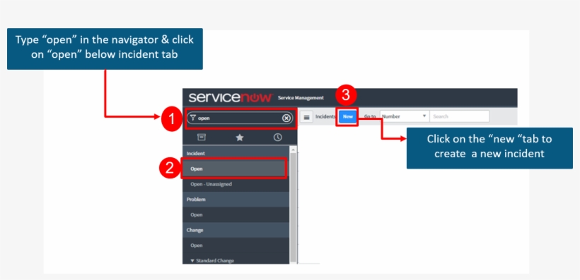 Creating An Incident Servicenow Itsm Edureka - Free Transparent PNG ...