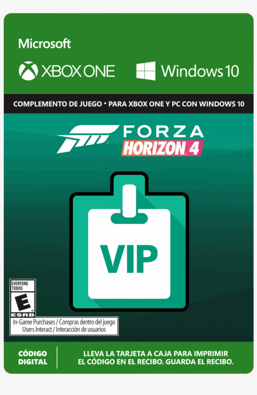 Forza Horizon 4 Membresía Vip - Free Transparent PNG Download - PNGkey
