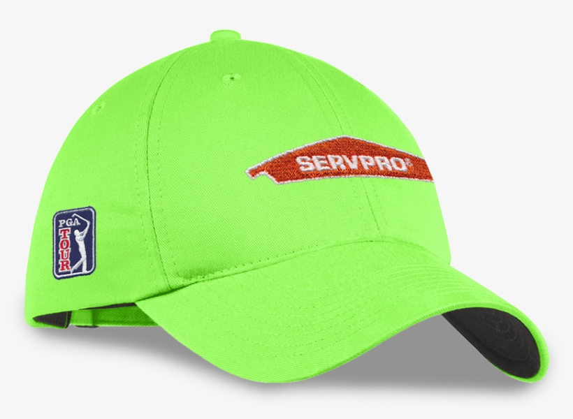 Servpro®/pga Tour Nike Twill Green Cap - Free Transparent PNG Download ...