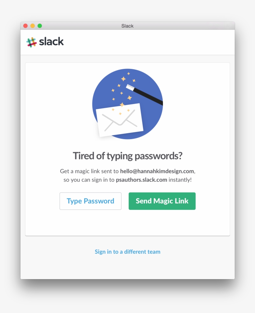 Slack Introduced A New Way To Login Using A “magic - Free Transparent ...