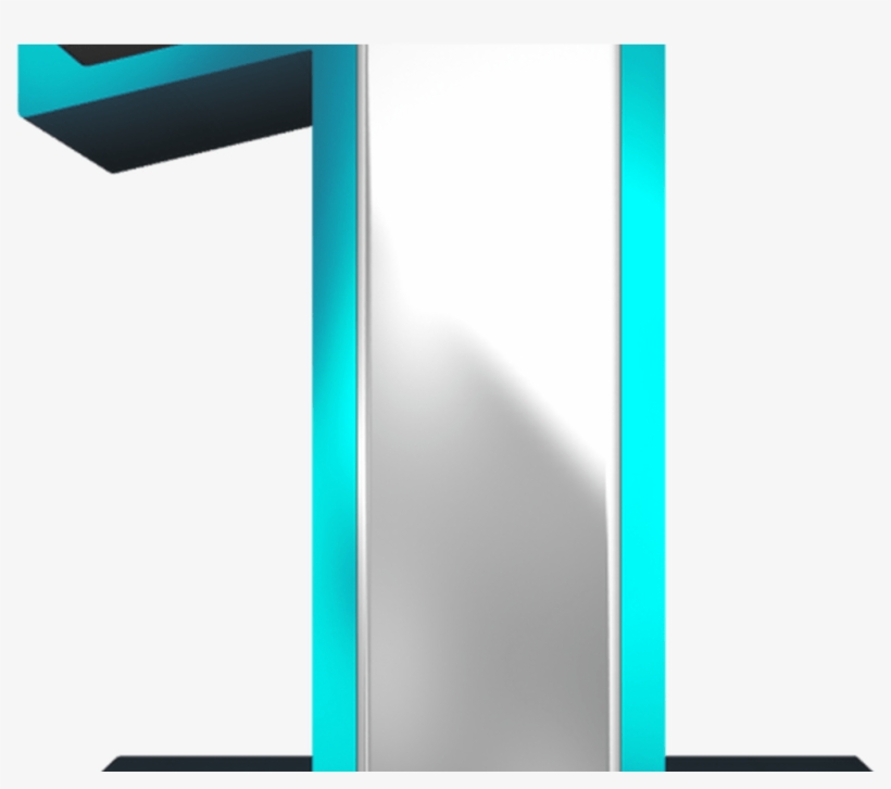Metallic And Blue Number One Png Clipart Image Gallery - Free ...