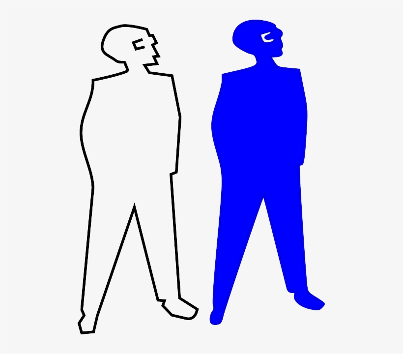 Outline, Man, Silhouette, Hans, Pocket, Hands - Vector Graphics - Free ...