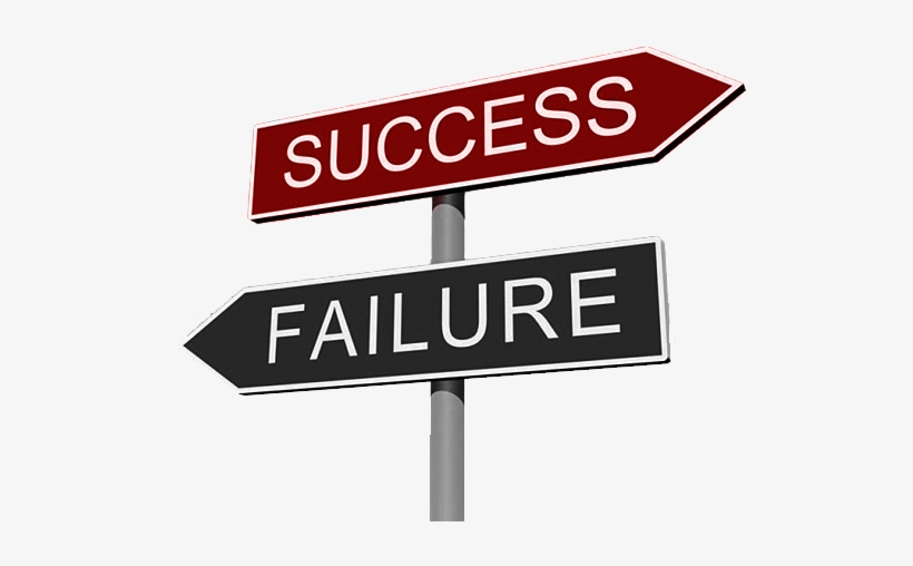 What's The Difference Between Success Or Failure ? - Free Transparent ...