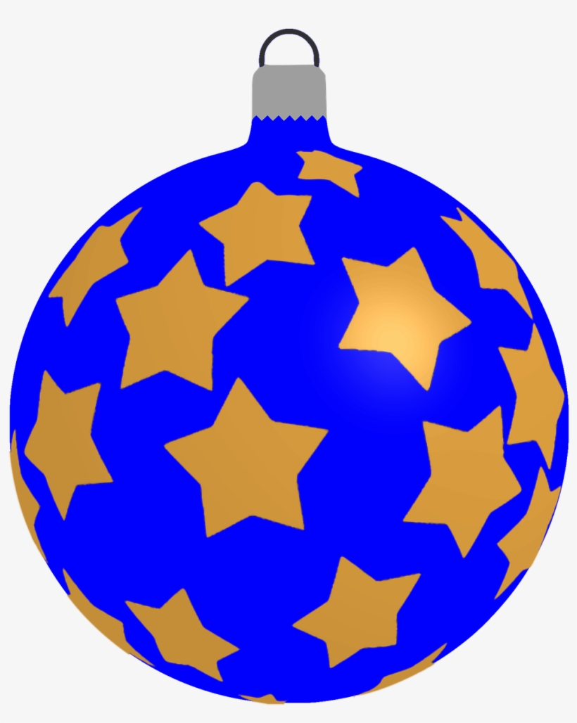 How To Draw A Christmas Ball, Bauble - Blue Transparent Christmas ...
