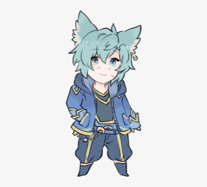 [fanart]commission Of My Lovely Catboy - Free Transparent PNG Download ...