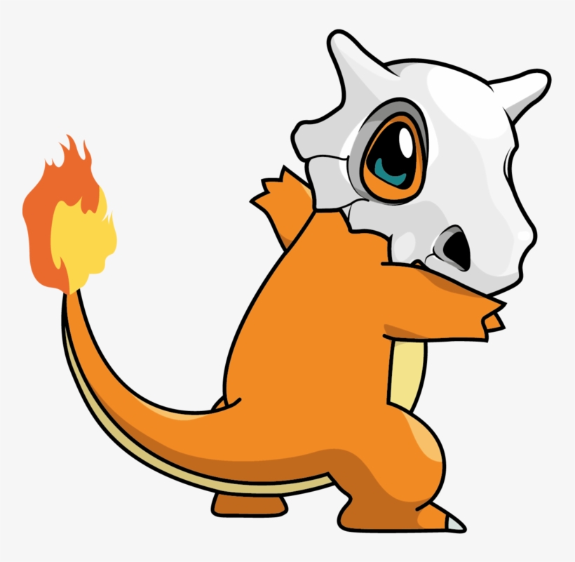 Charmander Cubone By Bunny Vomit - Free Transparent PNG Download - PNGkey