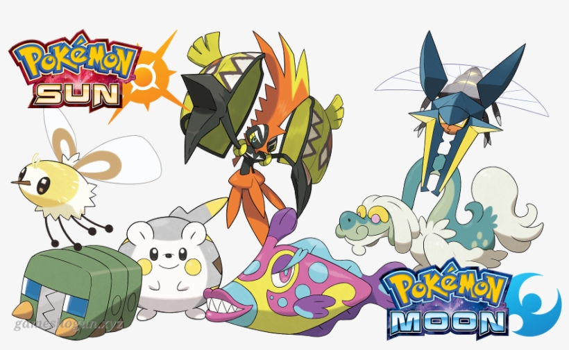 New Pokémon In Sun And Moon Revealed - Free Transparent PNG Download ...