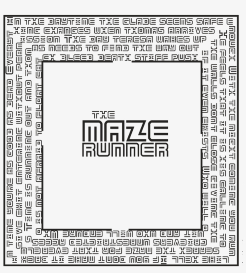 Cover Art For The Maze Runner - Free Transparent PNG Download - PNGkey