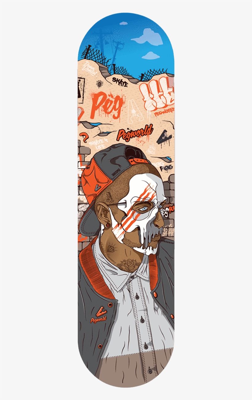 Peg Skateboard Deck - Free Transparent PNG Download - PNGkey