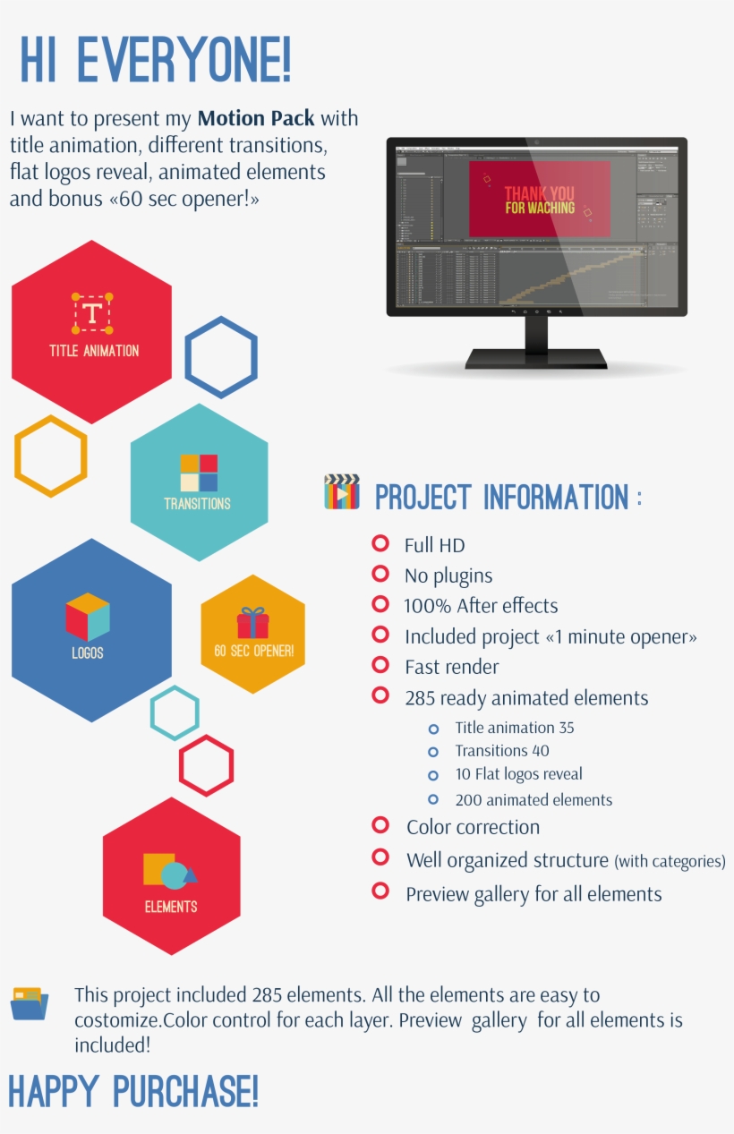 Full Hd No Plugins 100% After Effects Included Project - Free ...