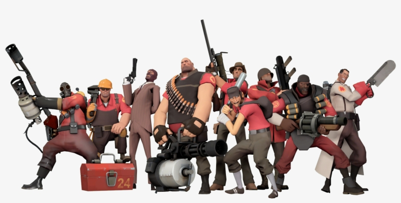 Tf2 Team But It's Pngcreation - Free Transparent PNG Download - PNGkey