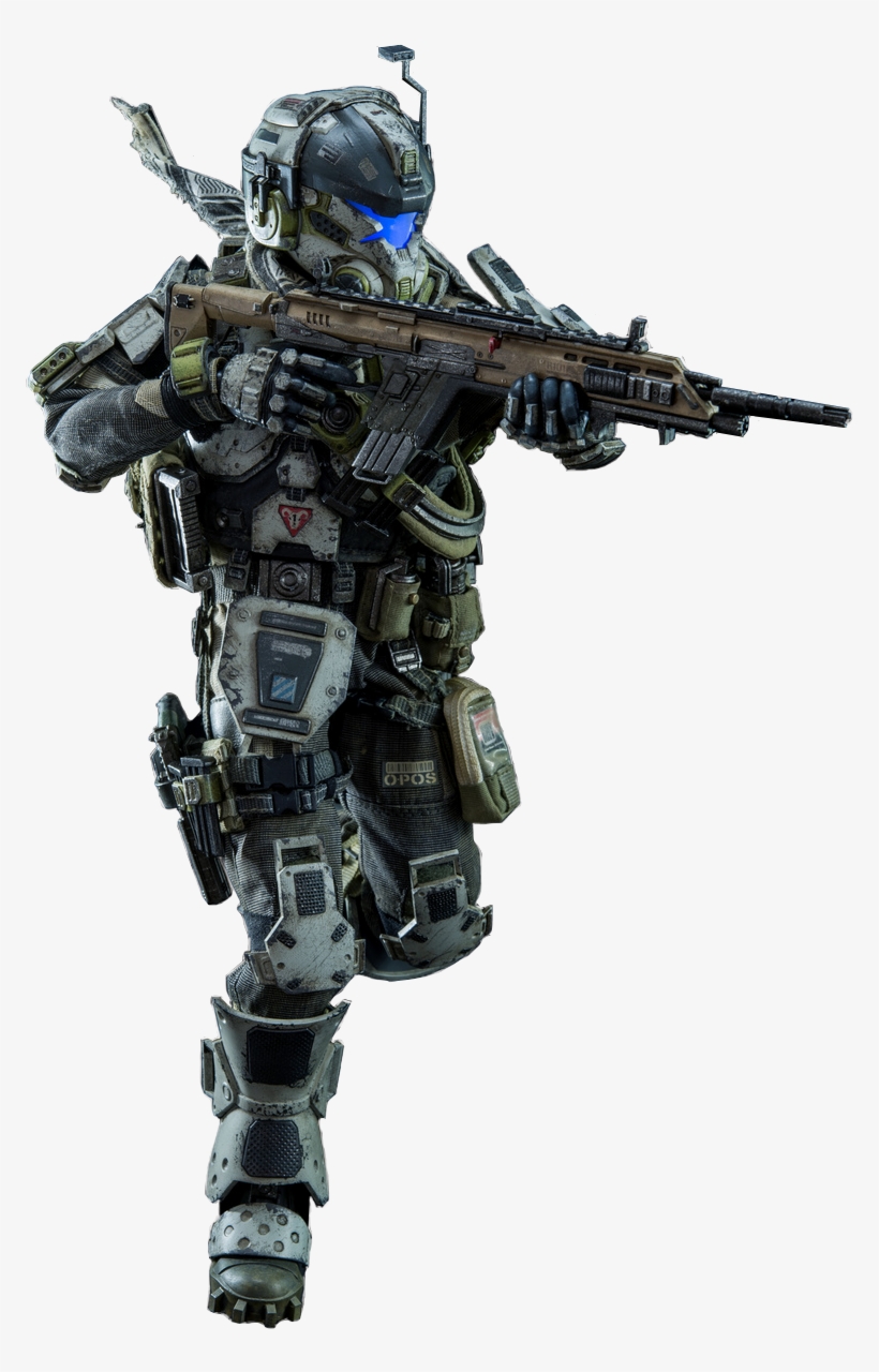 Neca Scale Imc Battle Rifle Figure - Free Transparent PNG Download - PNGkey