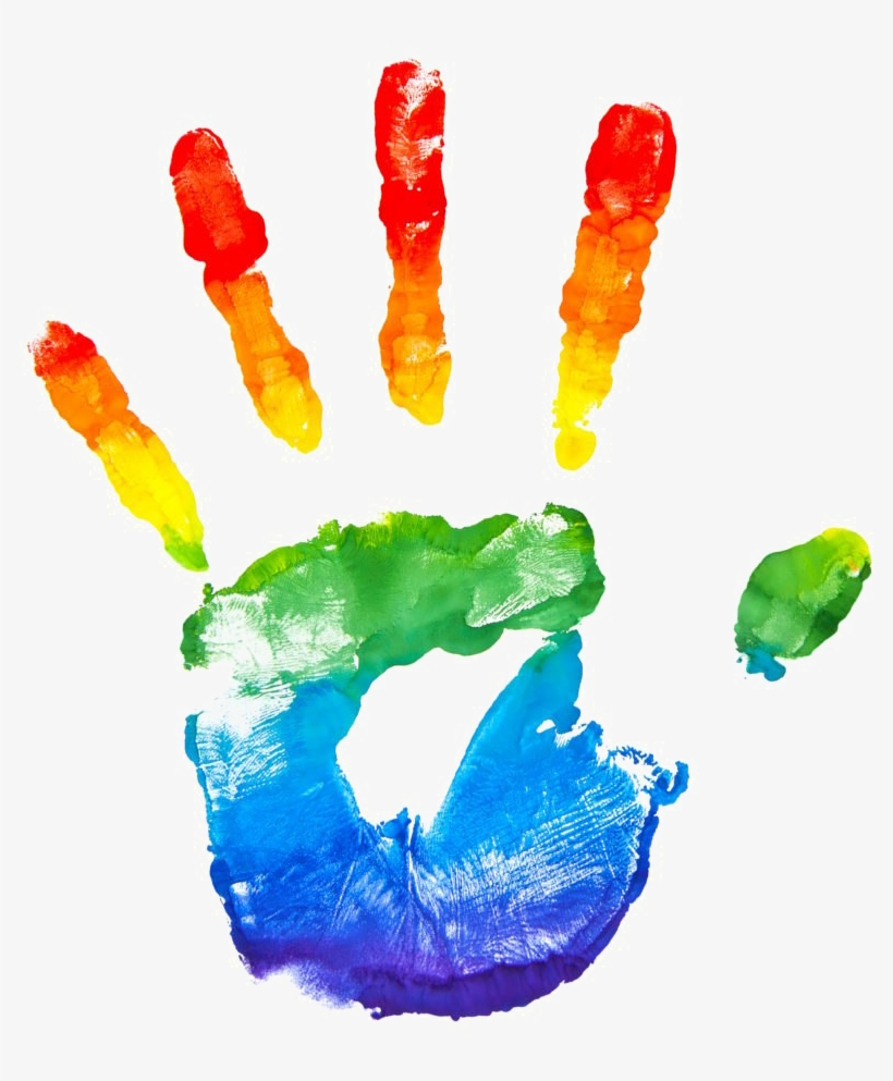 Related Png Images - Rainbow Handprint Png - Free Transparent PNG ...
