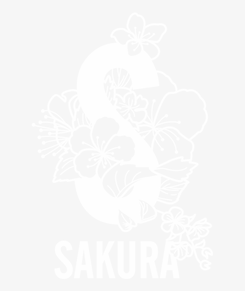 Sakura Logo Wht 03 - Free Transparent PNG Download - PNGkey