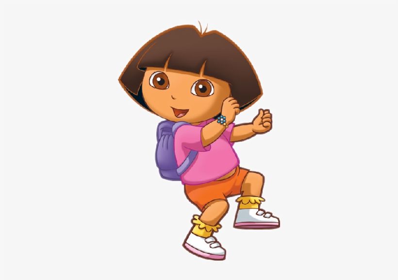Dora Wearing Pink And White - Dora Transparent Background - Free ...