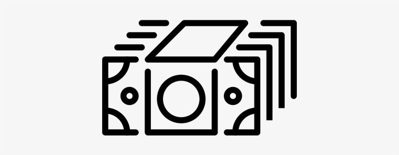 Stack Of Bills Vector - Money Icon Gif Transparent - Free Transparent ...