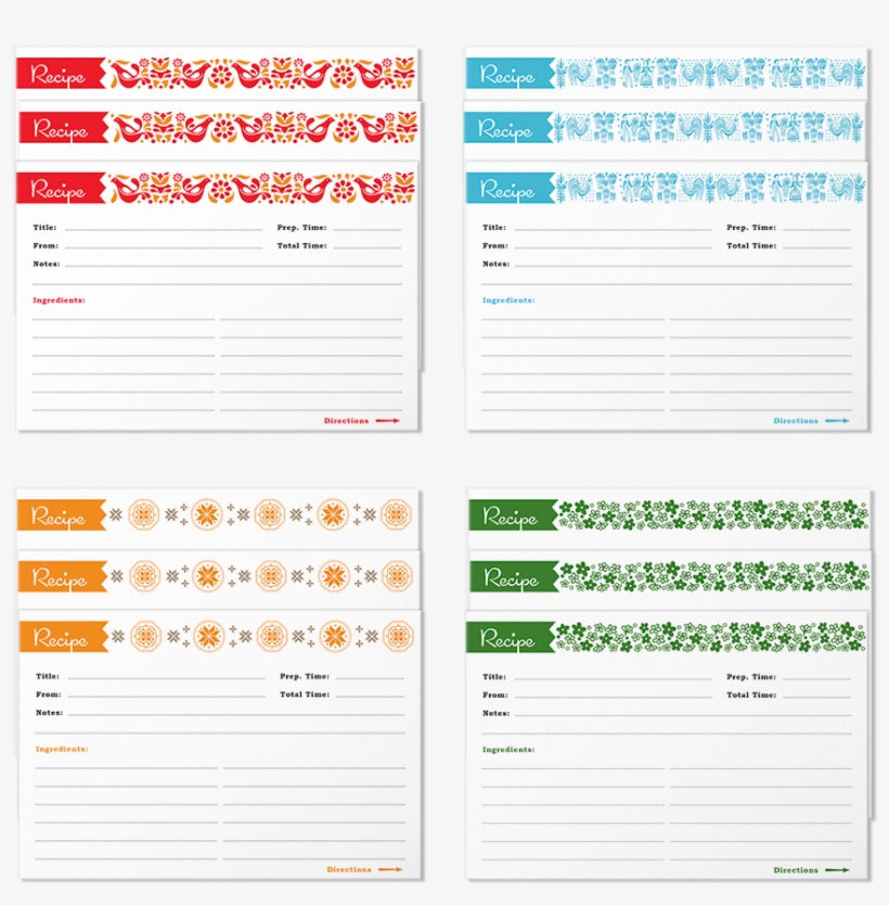 Vintage Pyrex Recipe Cards - Free Transparent PNG Download - PNGkey