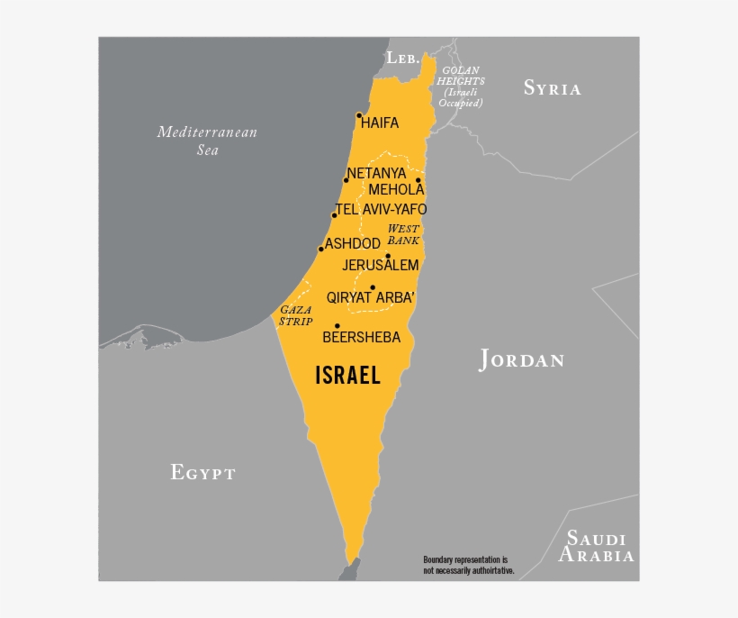 Map Of Hamas Operational Area - Free Transparent PNG Download - PNGkey