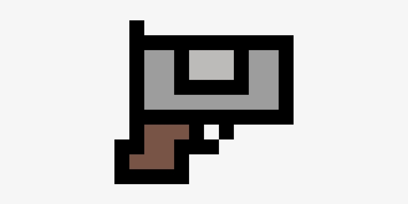 Pixel Gun - Free Transparent PNG Download - PNGkey