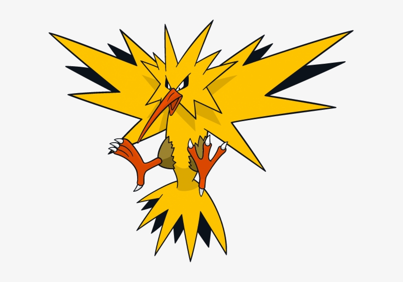 145 Zapdos Dw Shiny - Free Transparent PNG Download - PNGkey