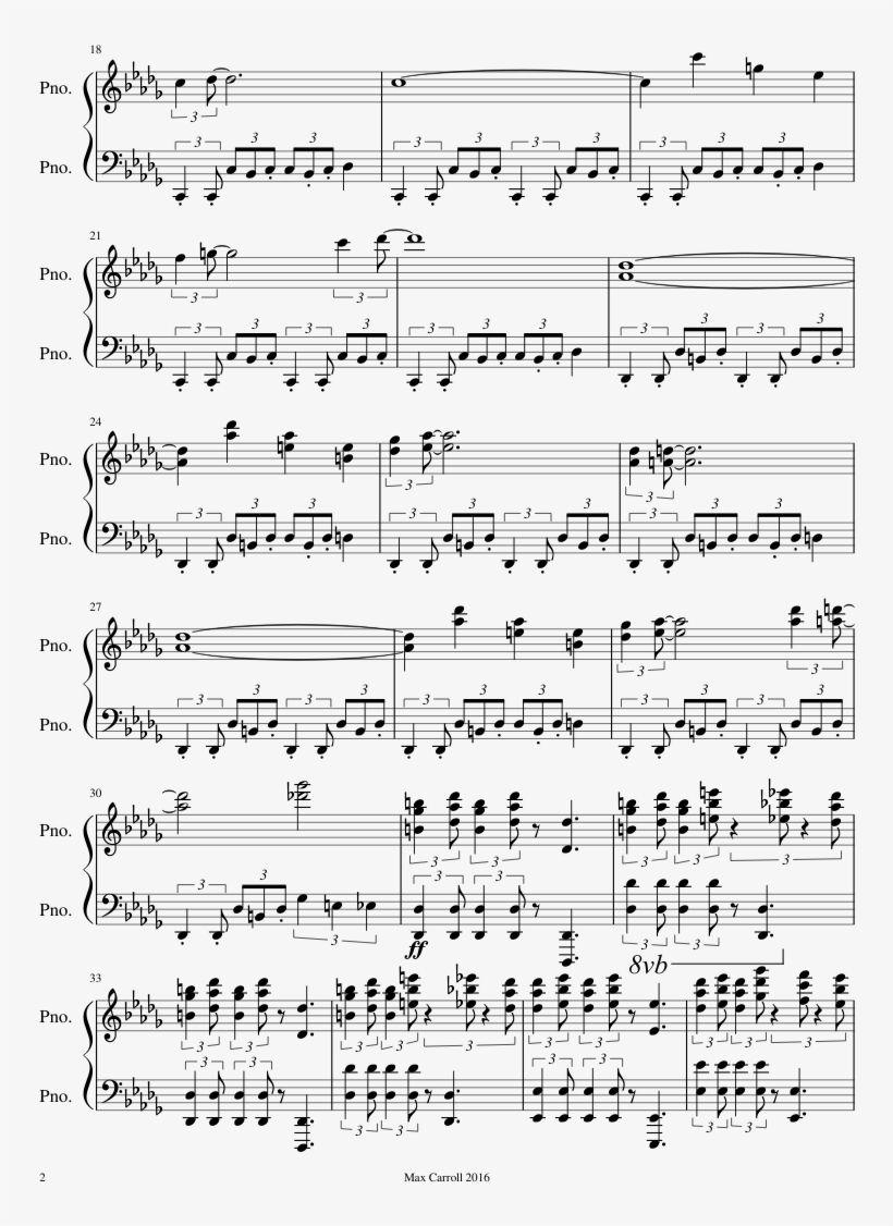 Deoxys Theme Sheet Music Composed By Arr - Free Transparent PNG ...