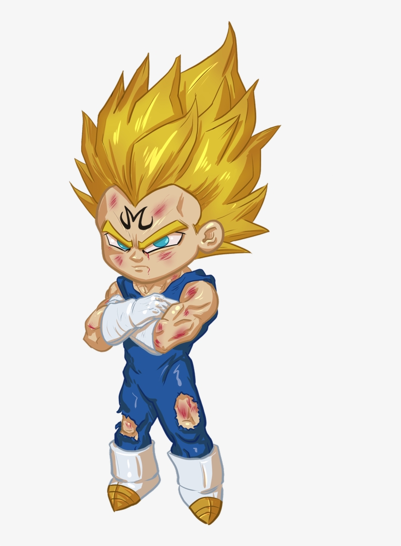 #chibi #majin #vegeta From # - Free Transparent PNG Download - PNGkey