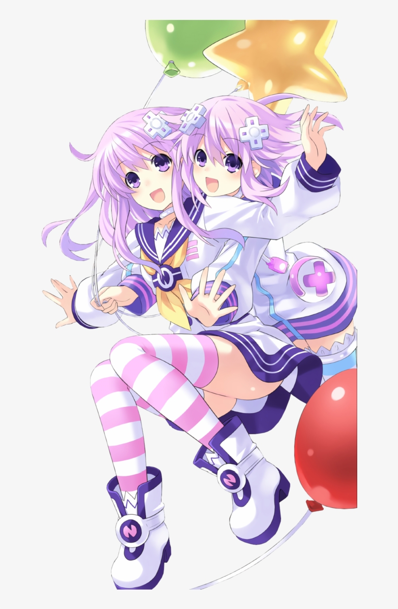 Nepgear And Neptune Render By Jessymoonn - Free Transparent PNG ...
