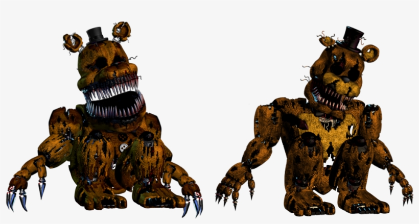Nightmare Golden Freddy - Free Transparent PNG Download - PNGkey