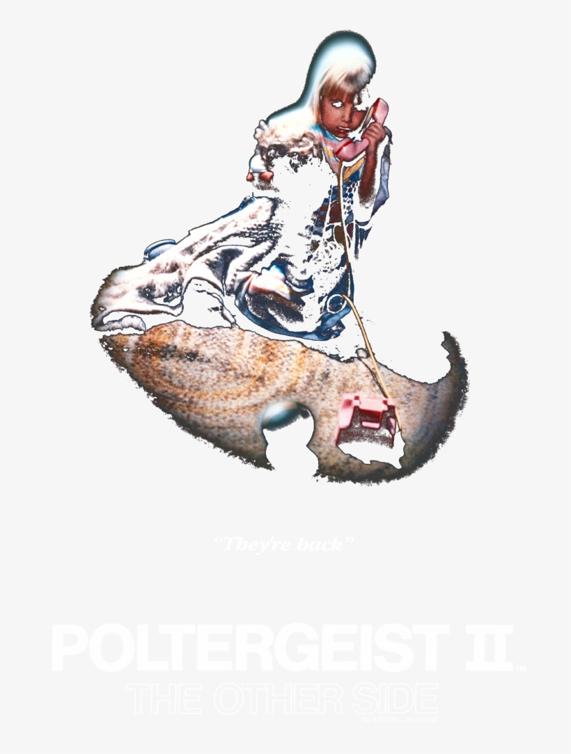 Poltergeist Ii Poster Men's Ringer T-shirt - Free Transparent PNG ...